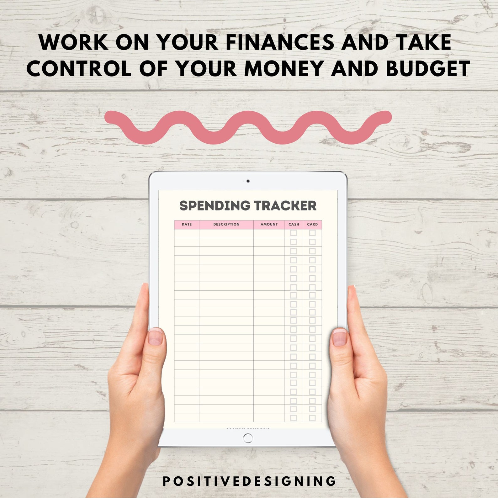 Spending Tracker | Budget Template | Money Tracker | Printable Finance ...