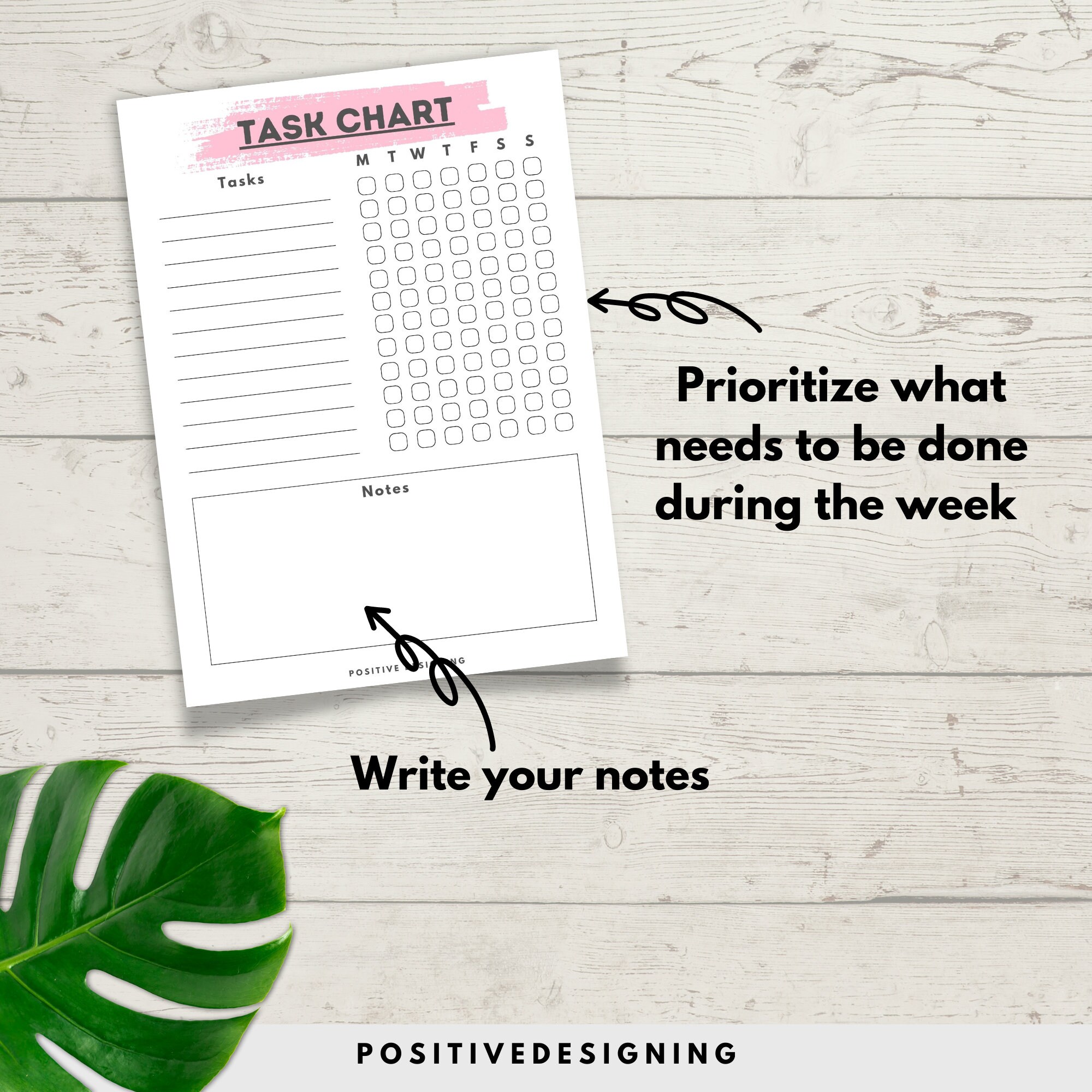 Task List Printable, Task Tracker & Organizer, Printable Planner ...