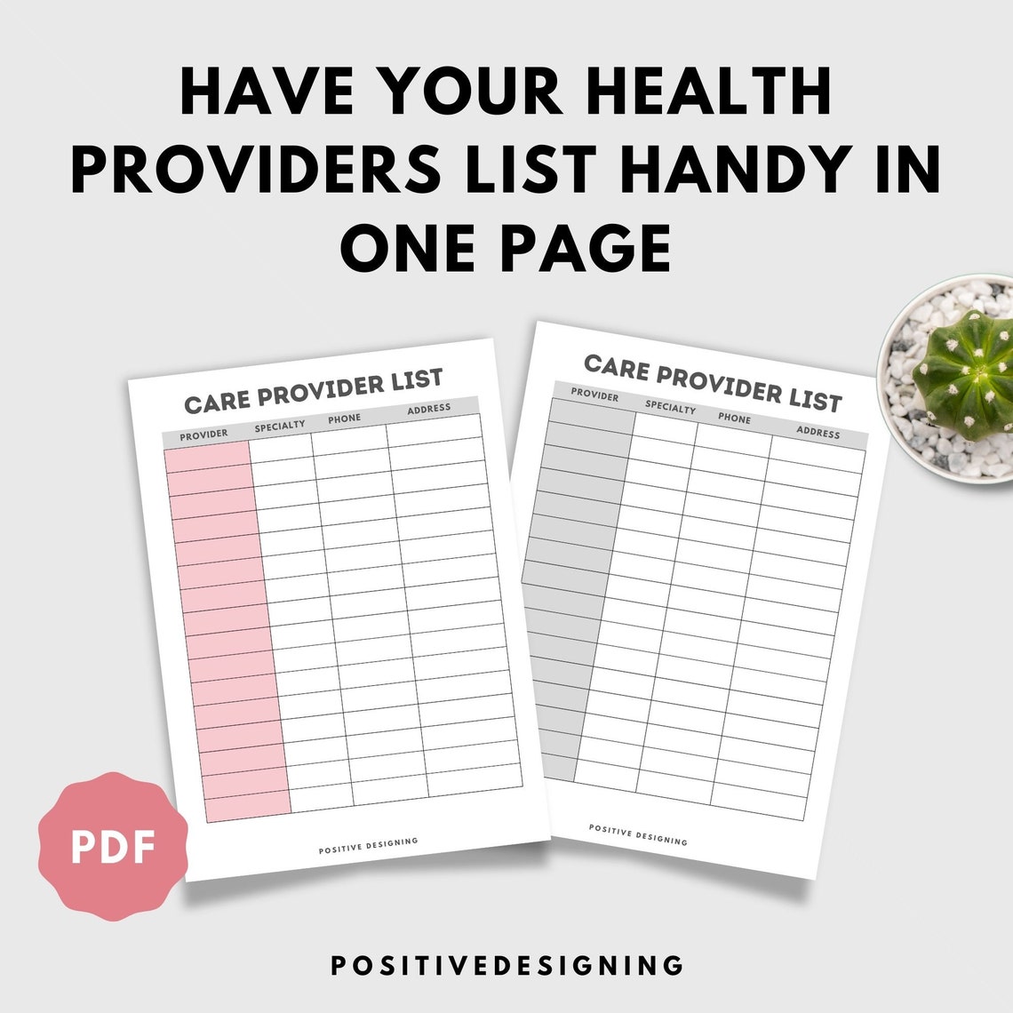 Health Care Provider, Medical Specialist, Instant Download, Home Health ...