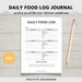Food Journal Printable, Meal Planner, Food Tracker, Meal Tracker ...