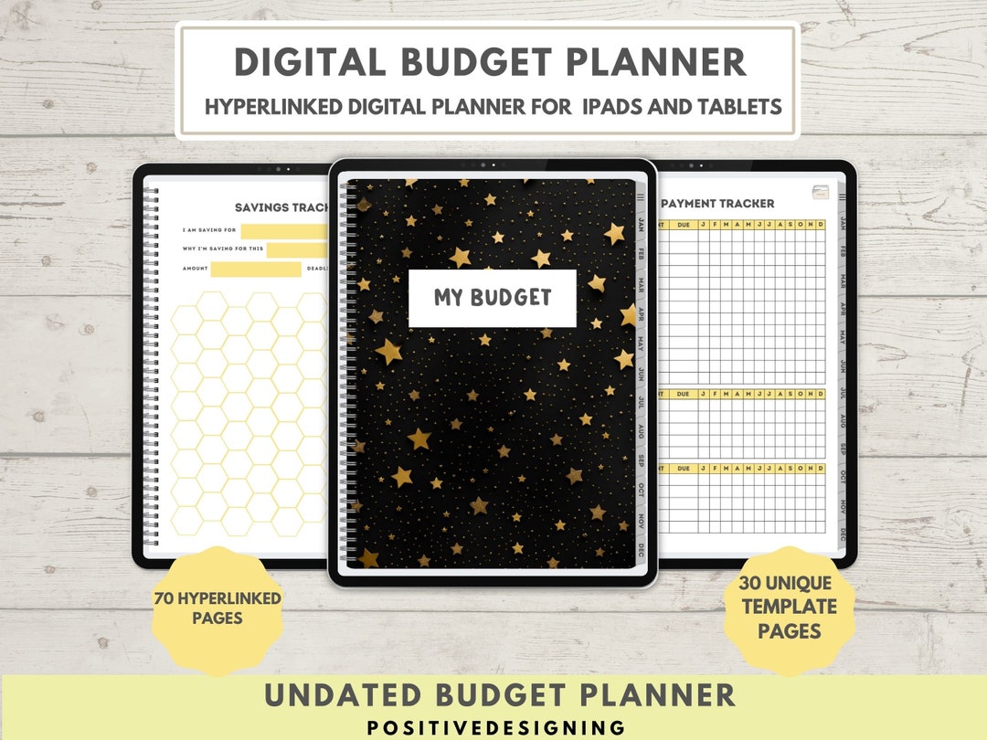 Money Planner - Digital Budget Planner - Savings Planner - Budget ...