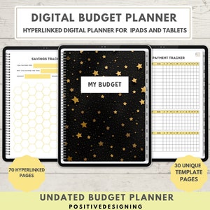 Money Planner - Digital Budget Planner - Savings Planner - Budget ...