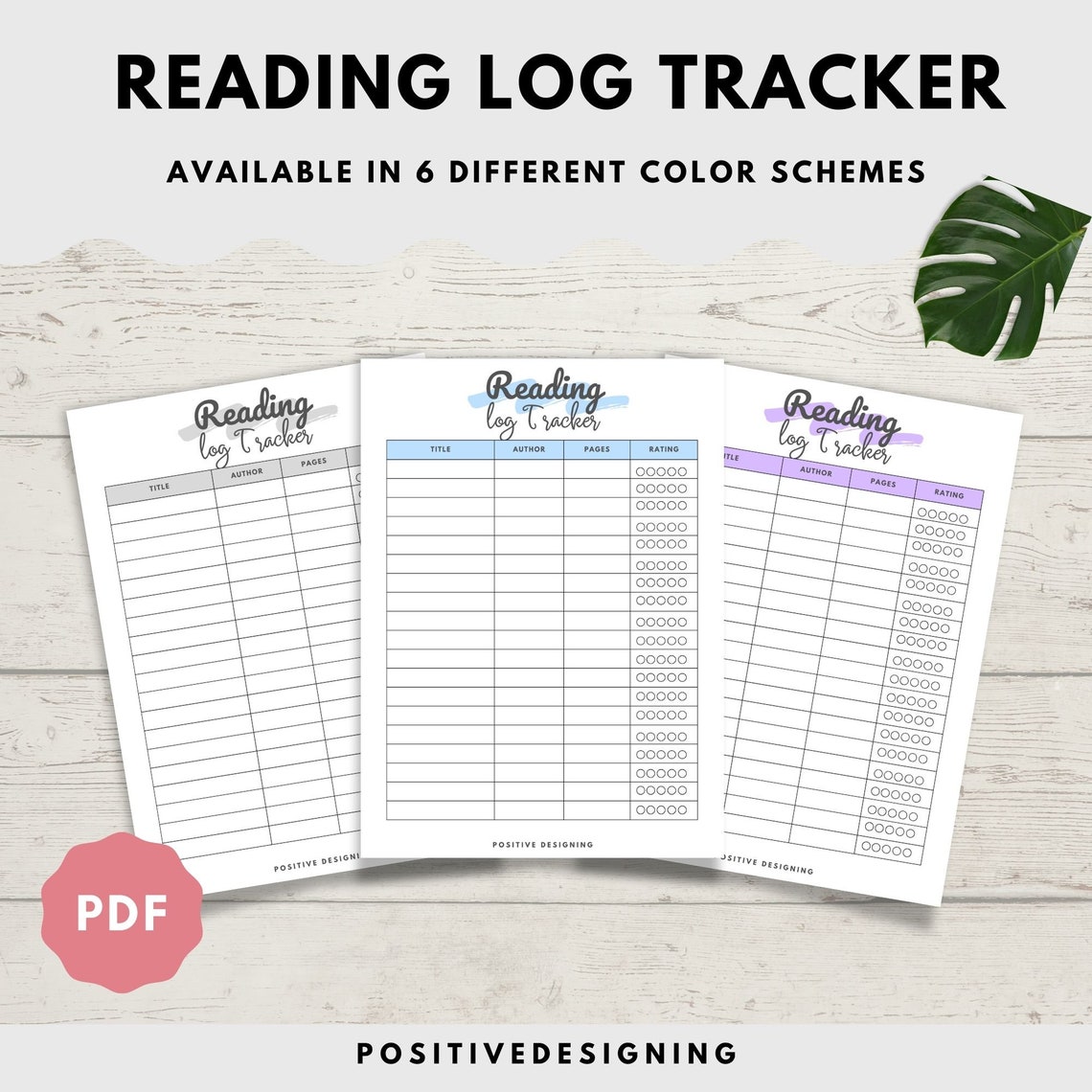 Reading Log Printable Reading Tracker Books to Read Books - Etsy
