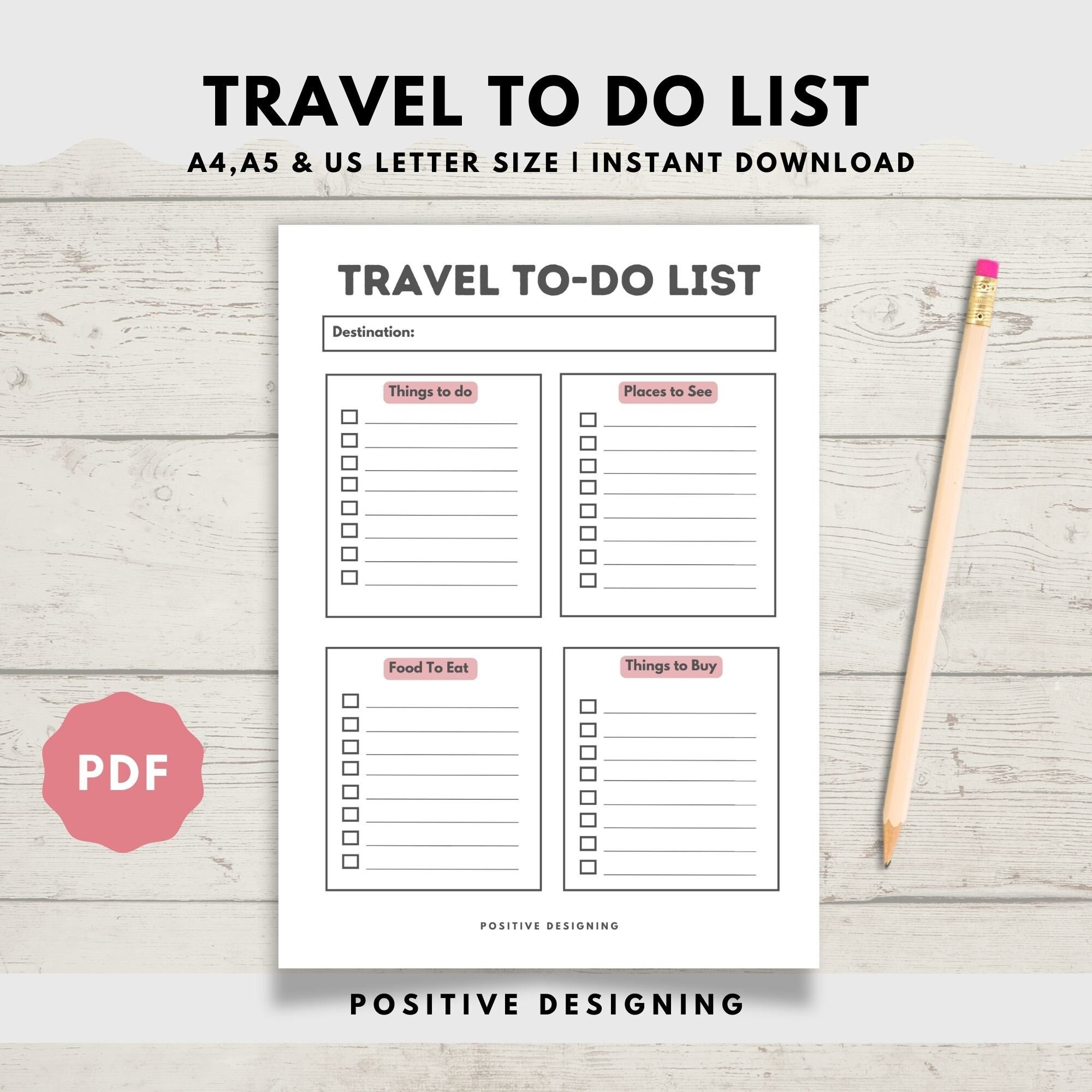 Travel to Do List Things to Do Places to Visit Food to - Etsy