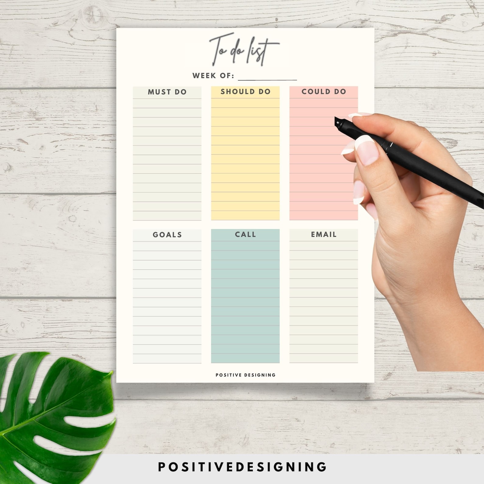 Weekly Printable to Do List to Do List Printable Weekly Schedule Weekly ...