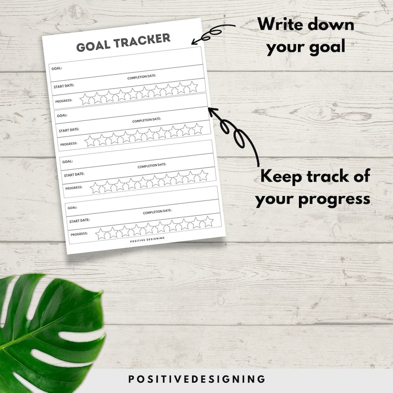Goal Action Plan | Goal Setting | Goal Planner Bundle | Goals Worksheet ...