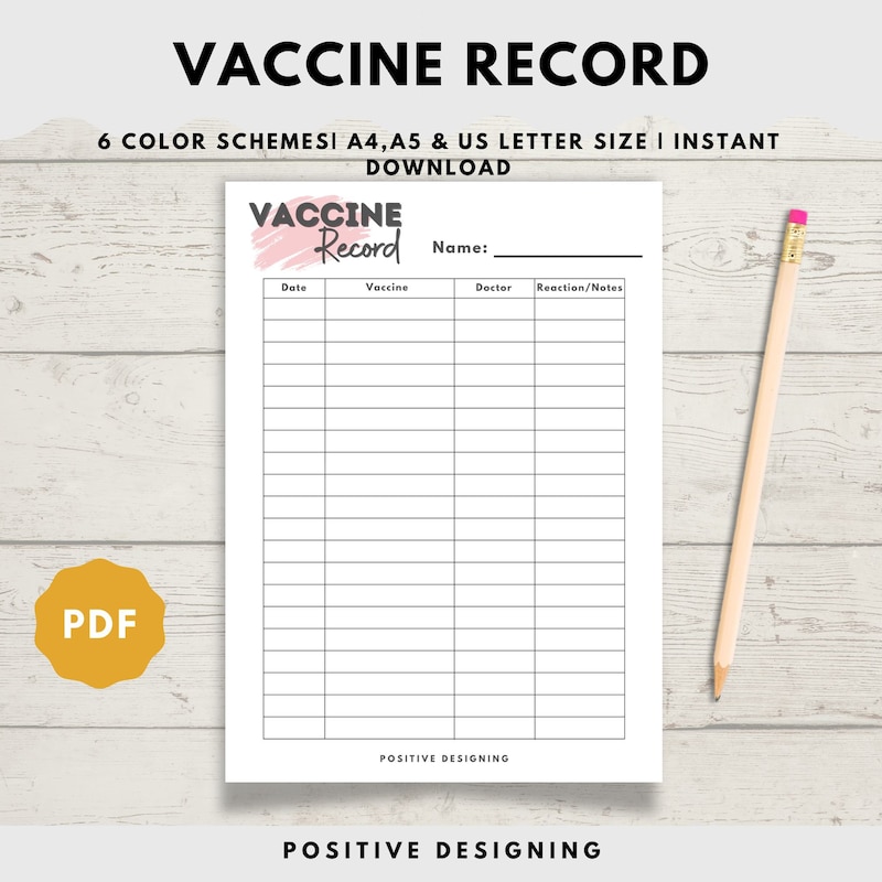 Book for Dog Vaccines - Etsy