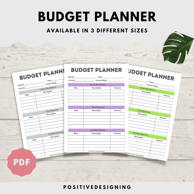 Spending Tracker Printable | Monthly Expense Log | Business Expense ...