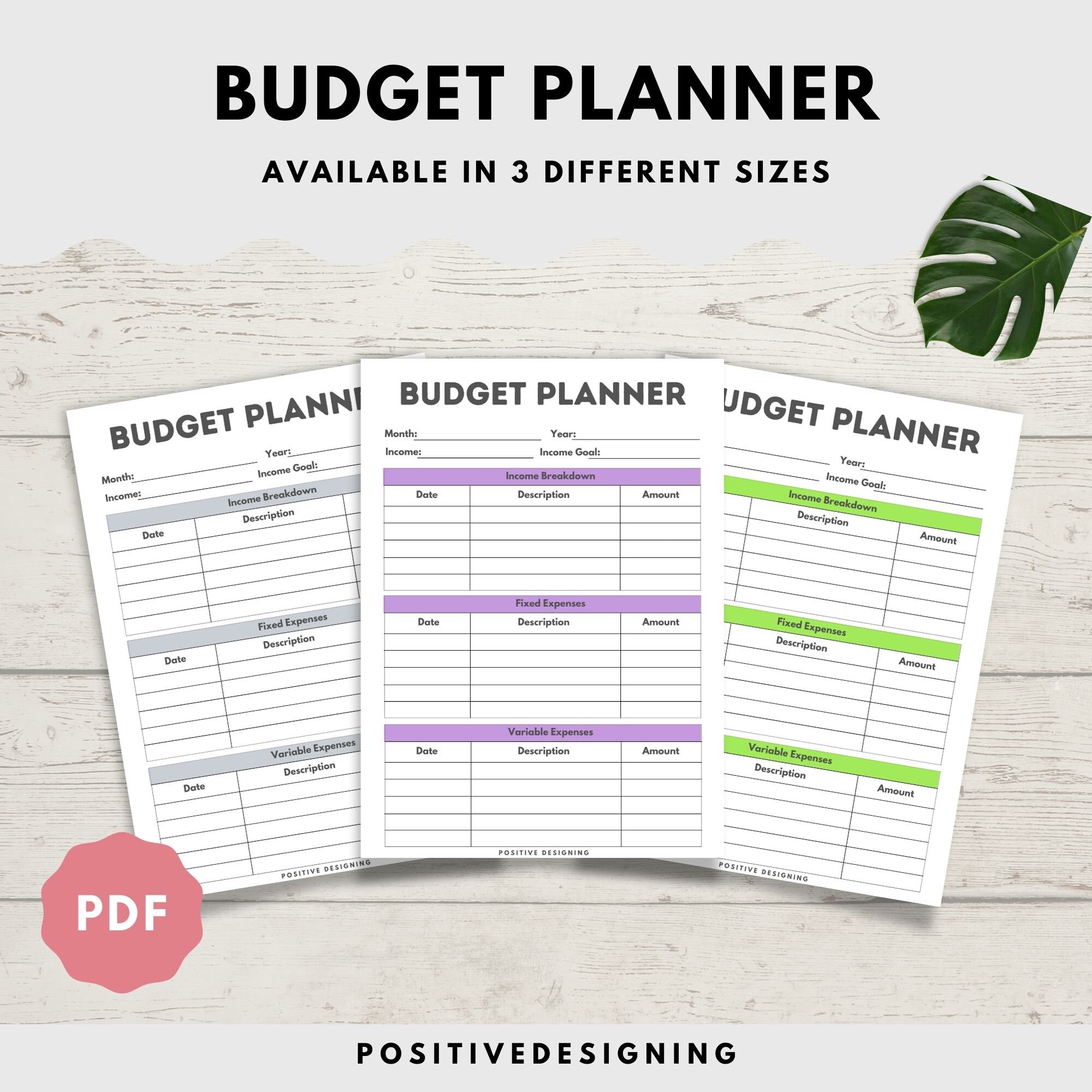 Spending Tracker Printable | Monthly Expense Log | Business Expense ...