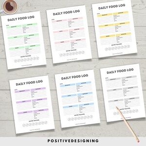 Food Journal Printable, Meal Planner, Food Tracker, Meal Tracker ...