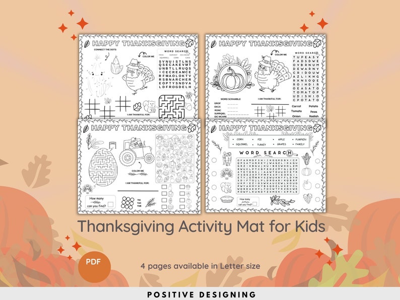 Thanksgiving Game | Thanksgiving Kids | Activities for Kids | Instant ...