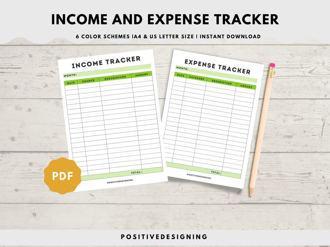 Income and Expense Tracker | Income Tracker | Expense Tracker | Income ...