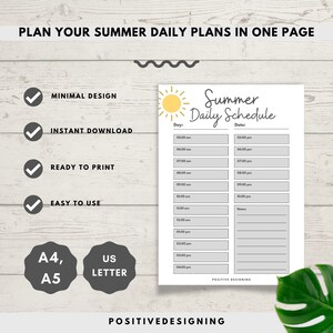 Hourly Planner Printable, Daily to Do List, Undated Daily Planner PDF ...