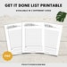 Get It Done Printable to Do List Template Task List Daily - Etsy