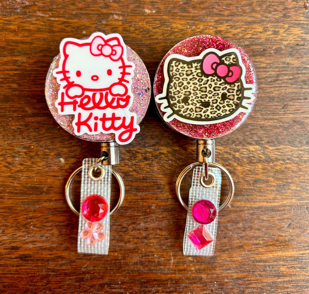 Hello Kitty Inspired Retractable Badge Reel: Heavy Duty - Etsy