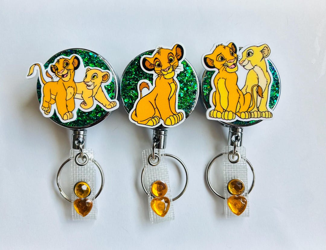 Lion King Inspired Retractable Badge Reel: Heavy Duty - Etsy