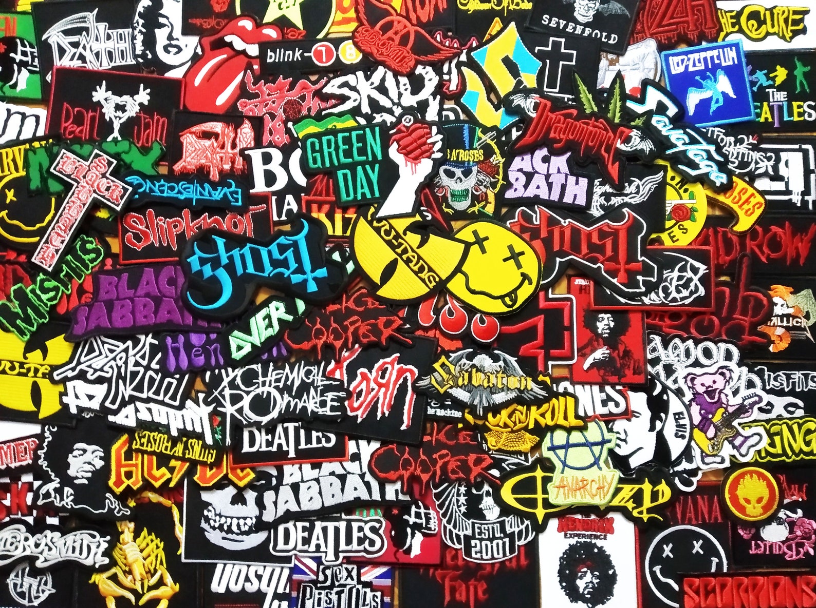 Lot of 30 Pcs. Wholesale Random Band Music Rock Metal Heavy - Etsy