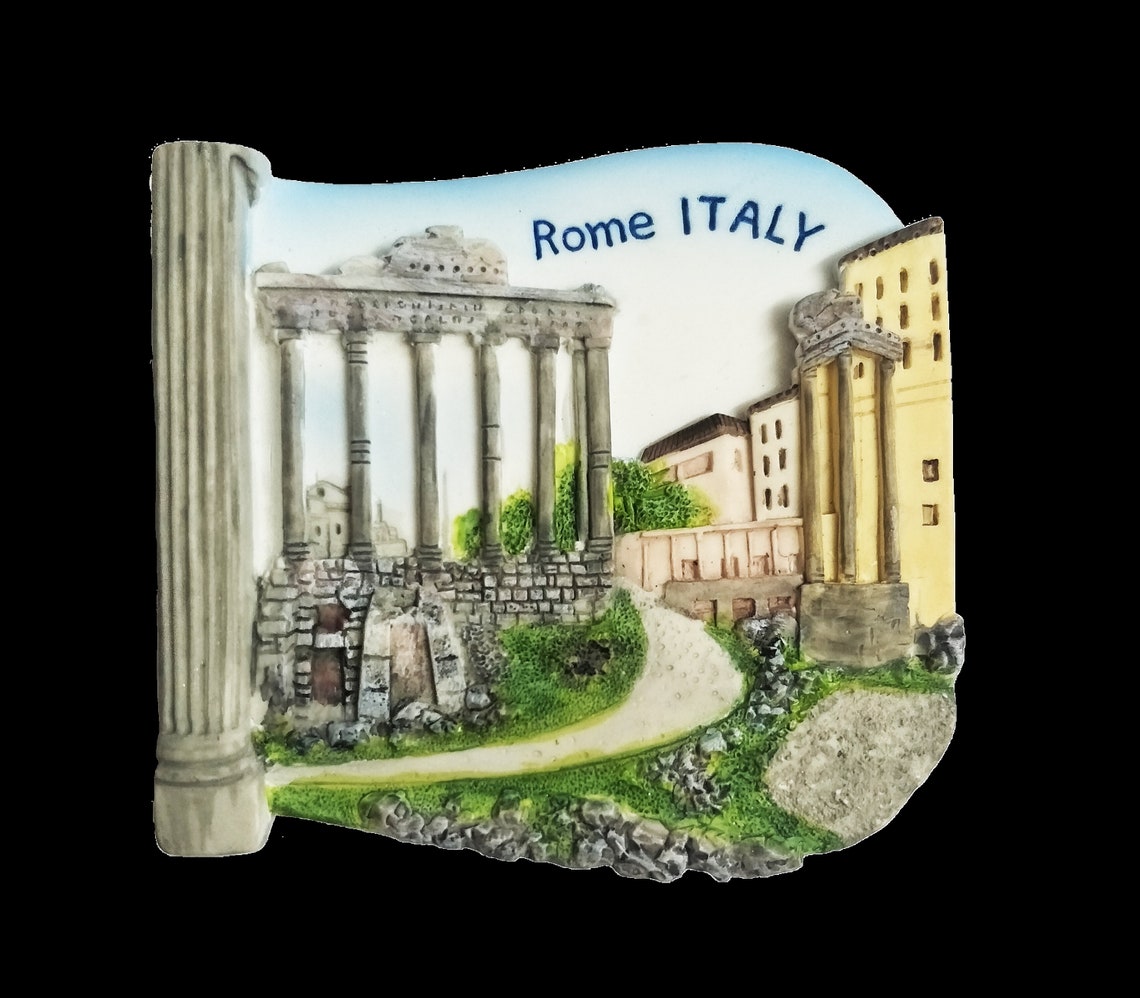 Rome Italy 3D Fridge Magnet Travel Souvenir Refrigerator | Etsy