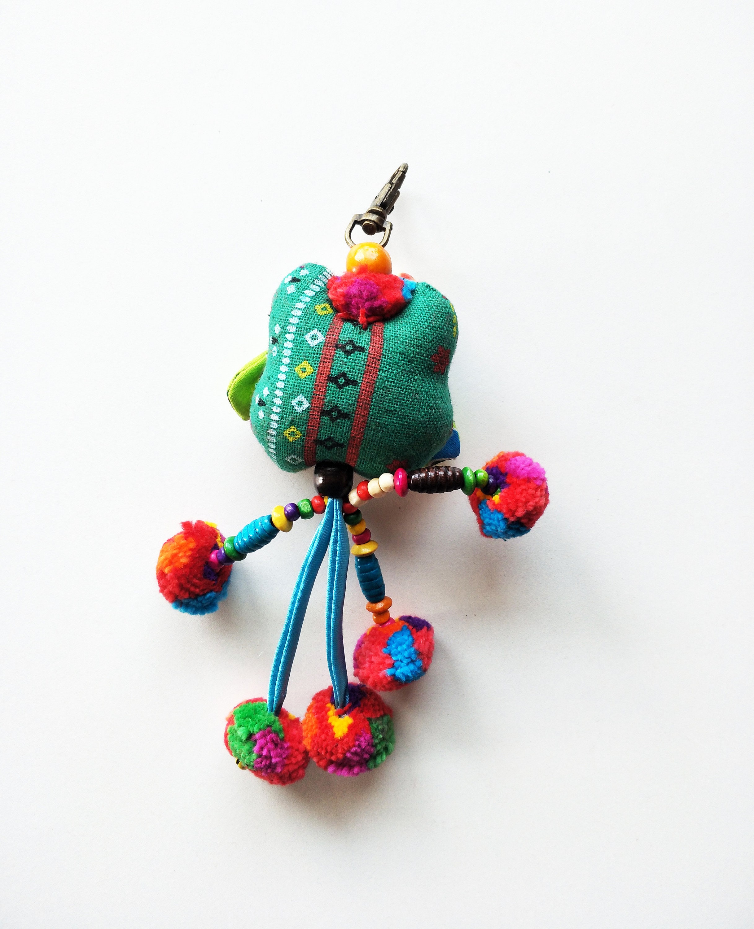 Owl Fabric Keychain Thailand Handmade Key chain Wedding | Etsy