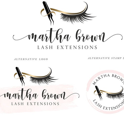 Lash Technician Logo Tweezers Lash Extensions Eyelash - Etsy