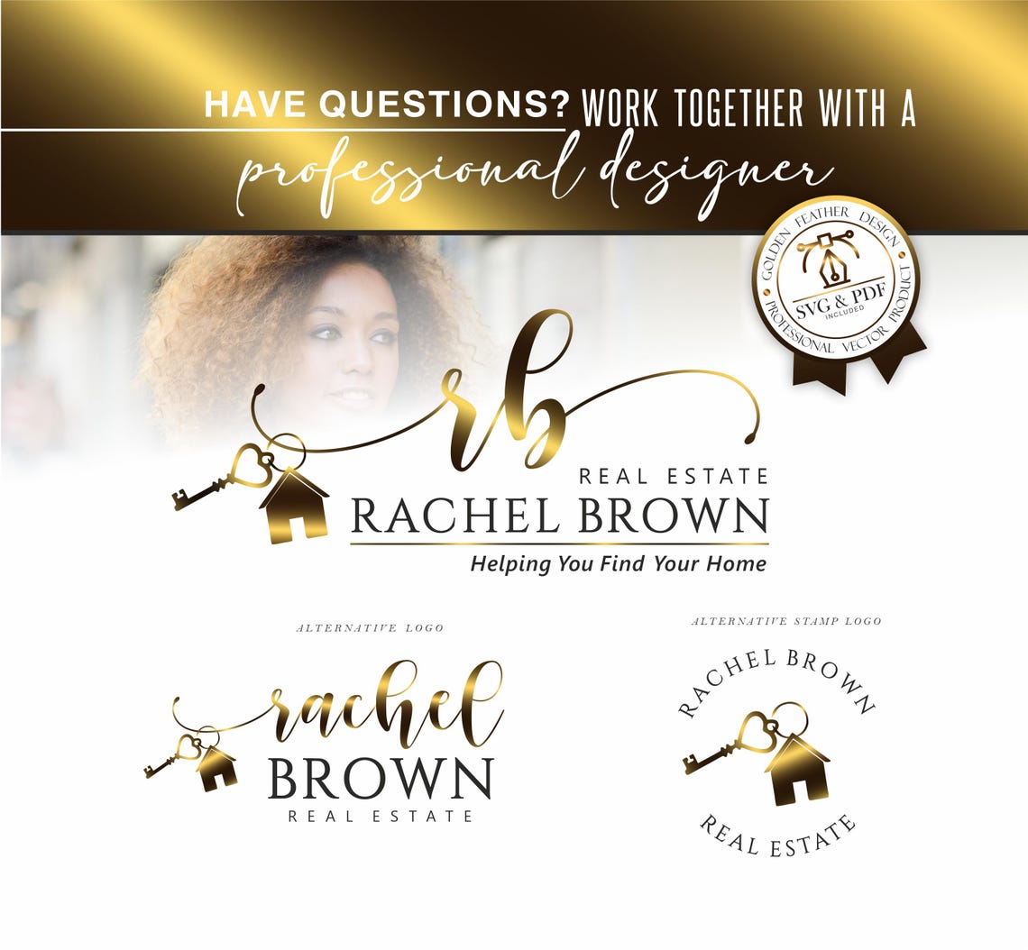 Realtor Logo, Real Estate Logo Design, Real Estate Logo Modern, Real ...