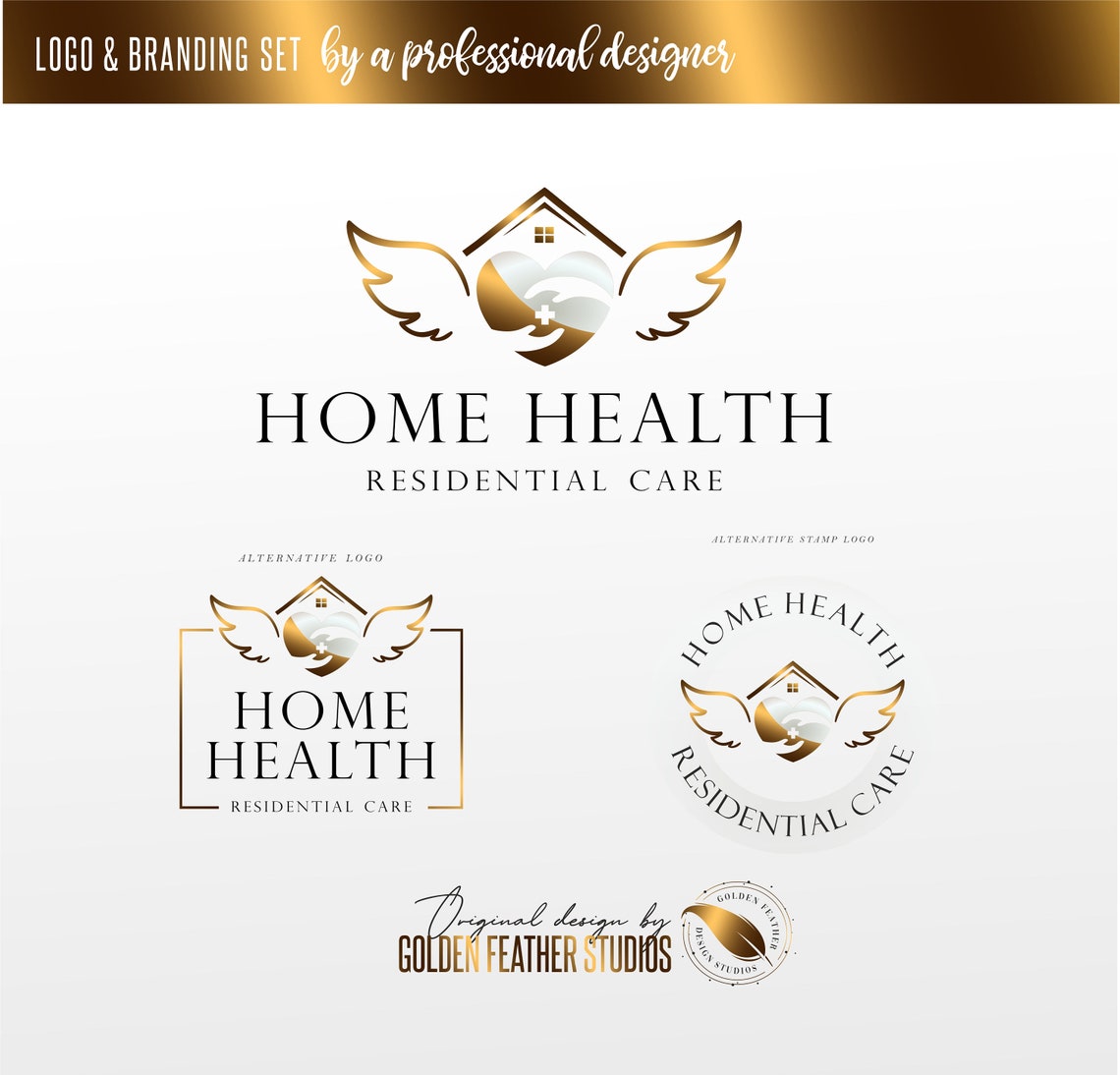 Home Healthcare Logo Home Care Logo Nurse Home Care Logo - Etsy