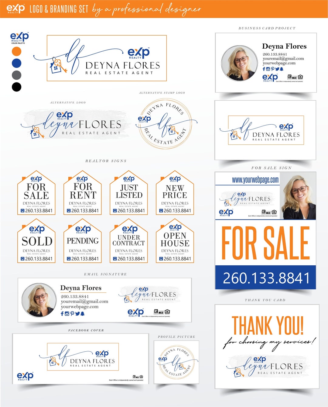 EXP Realtor Logo, Real Estate Logo Design, Real Estate Logo Modern ...