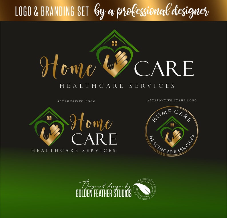 Home Healthcare Logo Home Care Logo Nurse Home Care Logo - Etsy