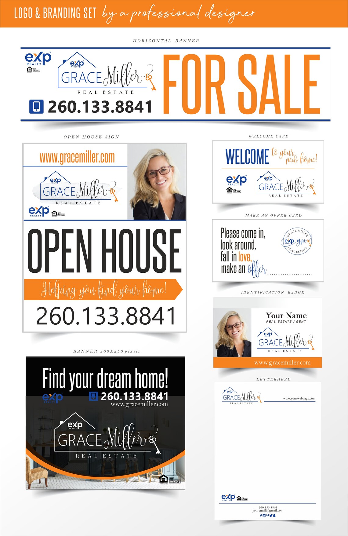 EXP Realtor Logo, Real Estate Logo Design, Real Estate Logo Modern ...