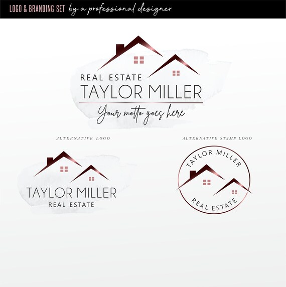 Realtor Logo Real Estate Logo Design Real Estate Logo | Etsy