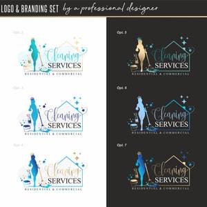 Cleaning Fairy Logo Design, Home Service Premade Logo, House Cleaning ...