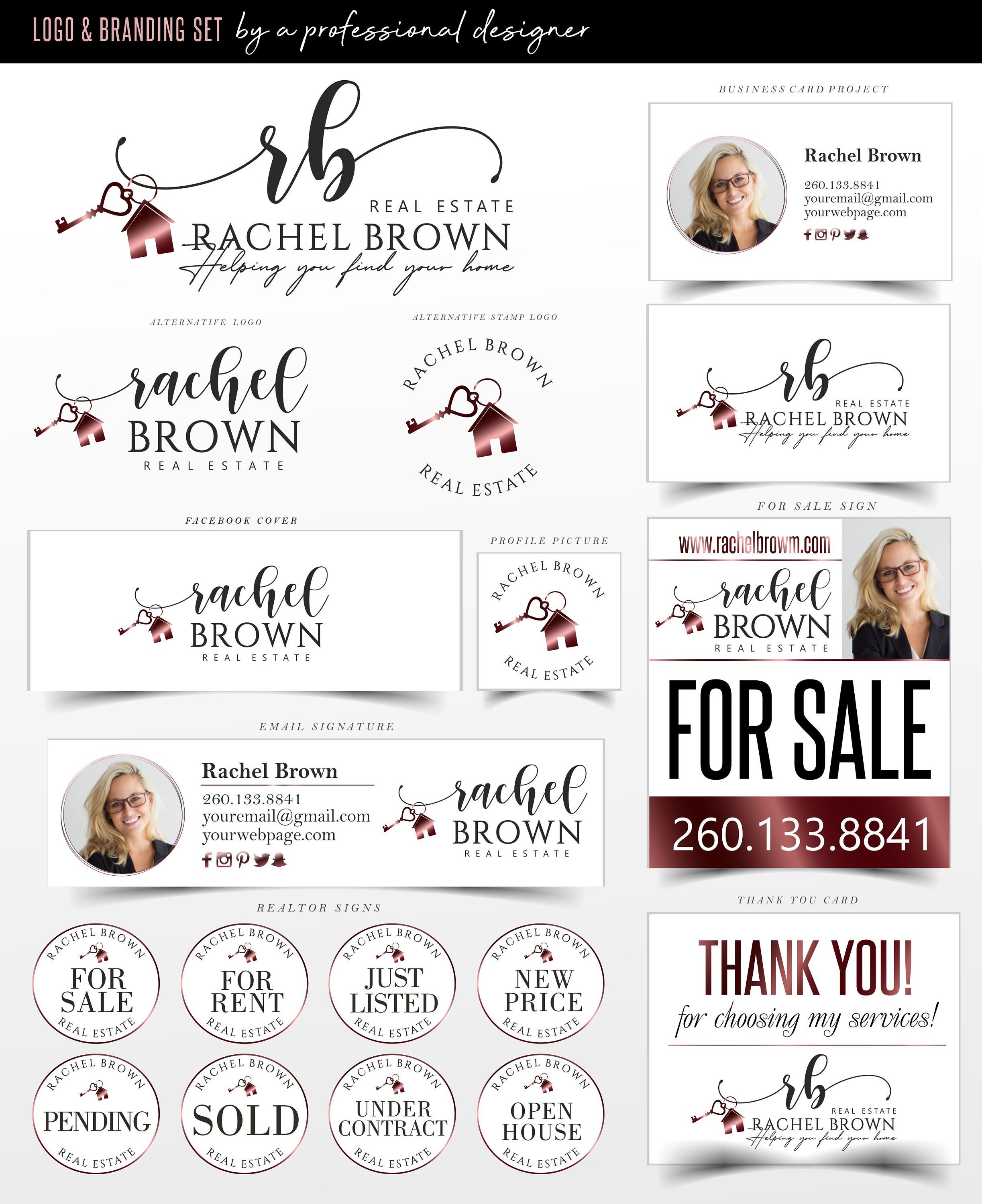 Realtor Logo Real Estate Logo Design Real Estate Logo - Etsy