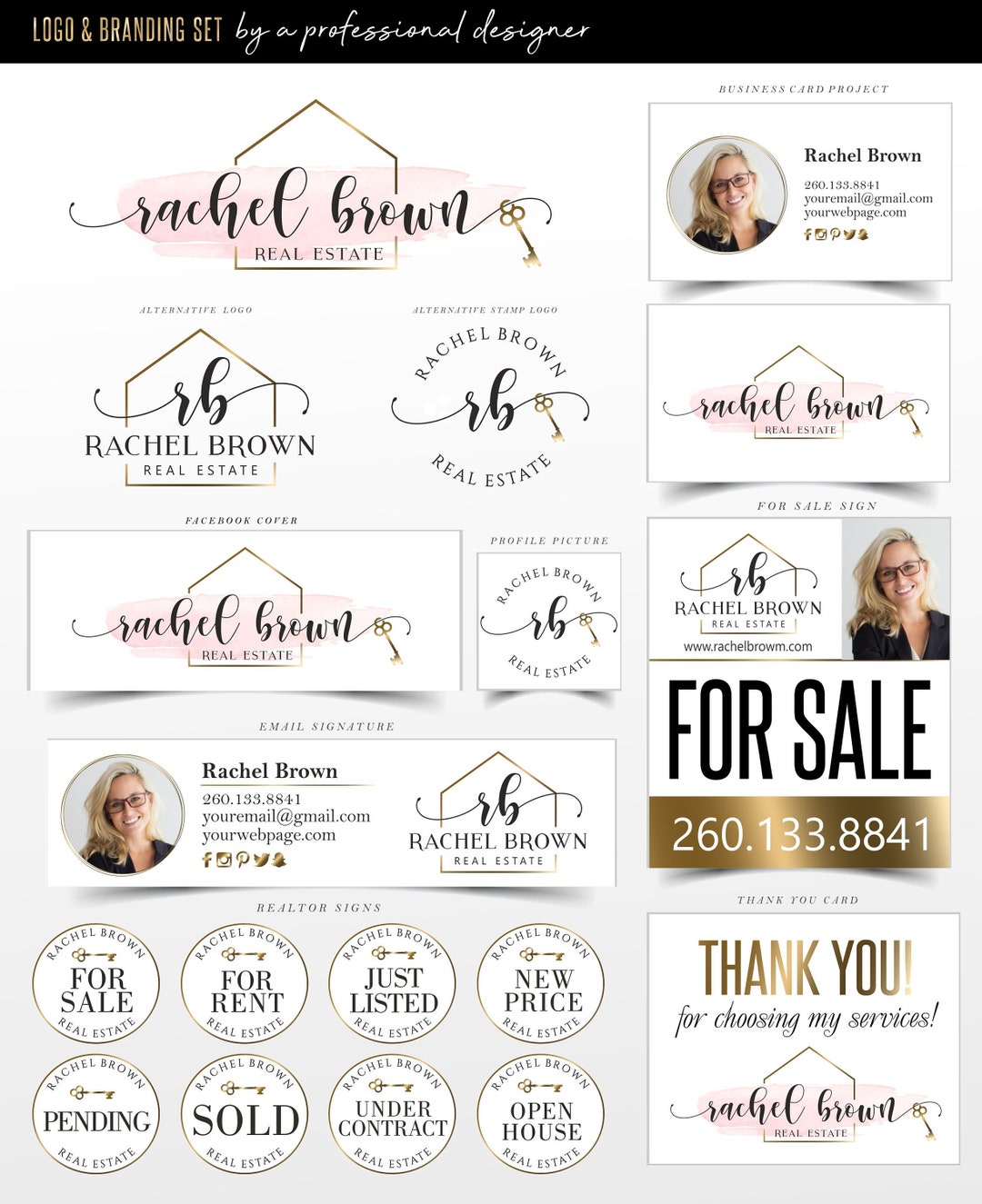 Real Estate Logo Design, Realtor Logo, Real Estate Logo Modern, Real ...