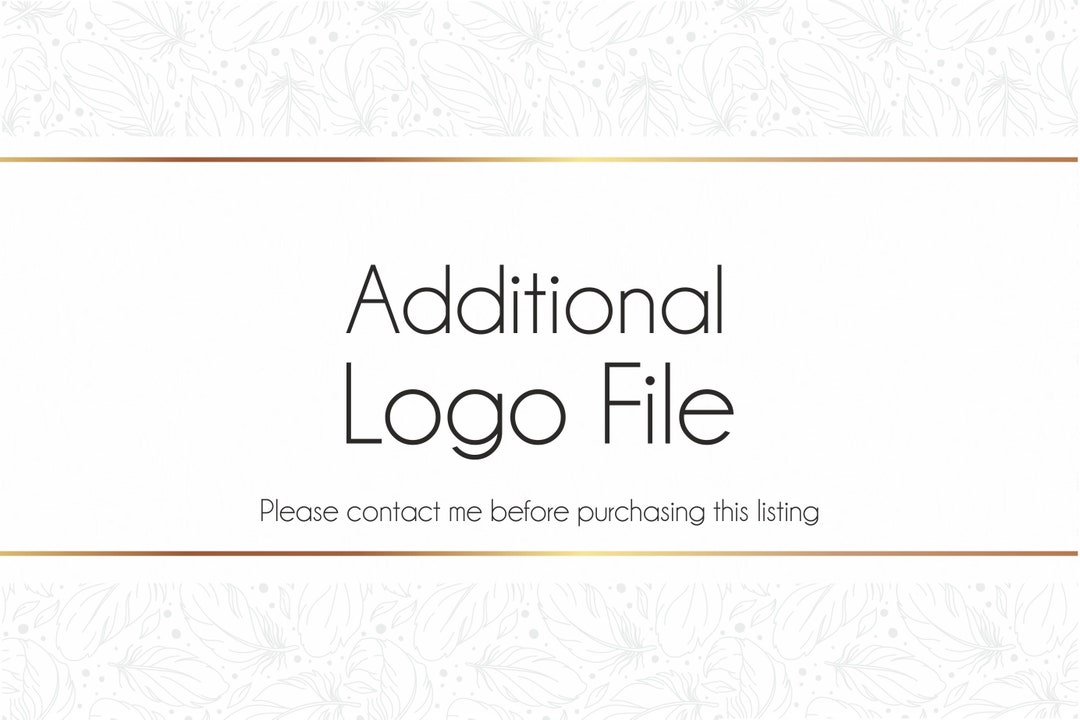 Additional Logo File - Etsy