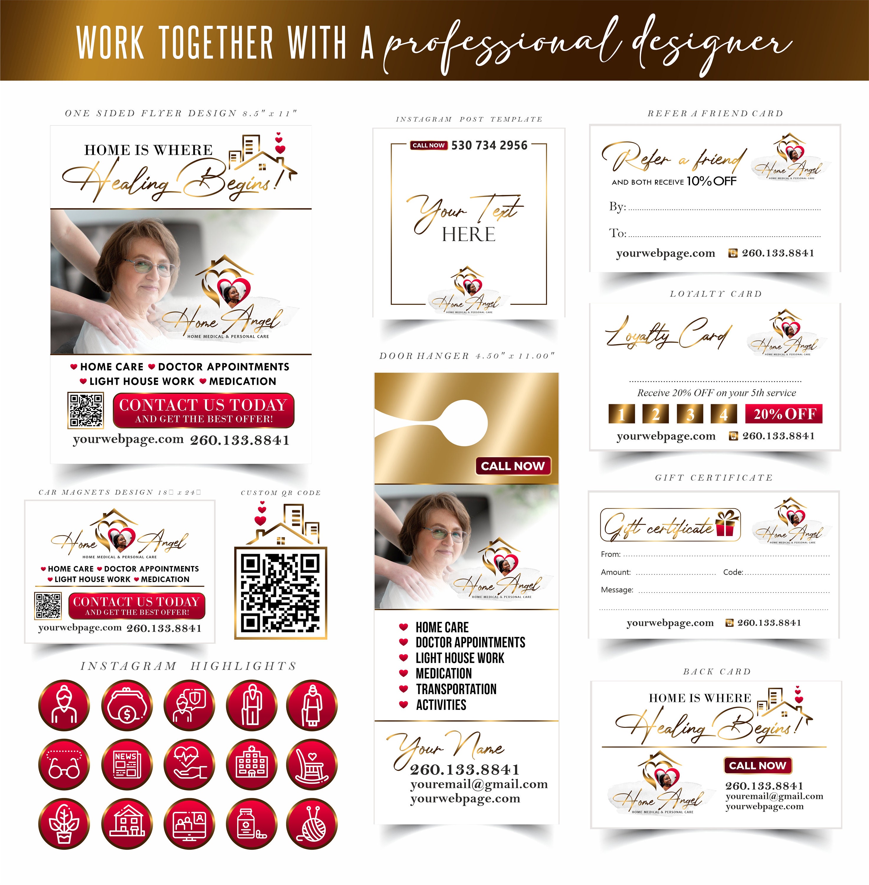 Pre-made Home Healthcare Logo, Home Care Logo, Nurse Home Care Logo ...