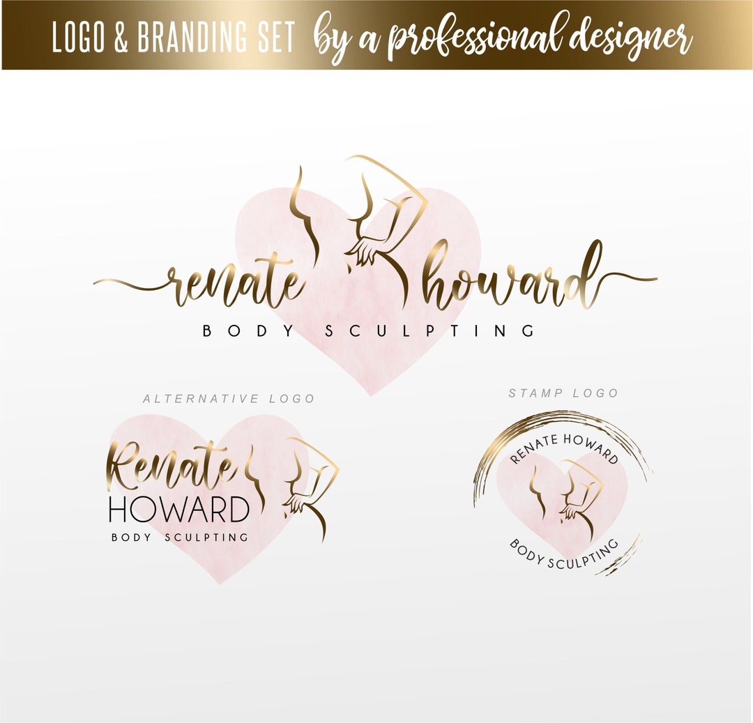 Body Sculpting Logo, Beauty Logo. Woman Figure Logo, Sculpted Body Logo ...