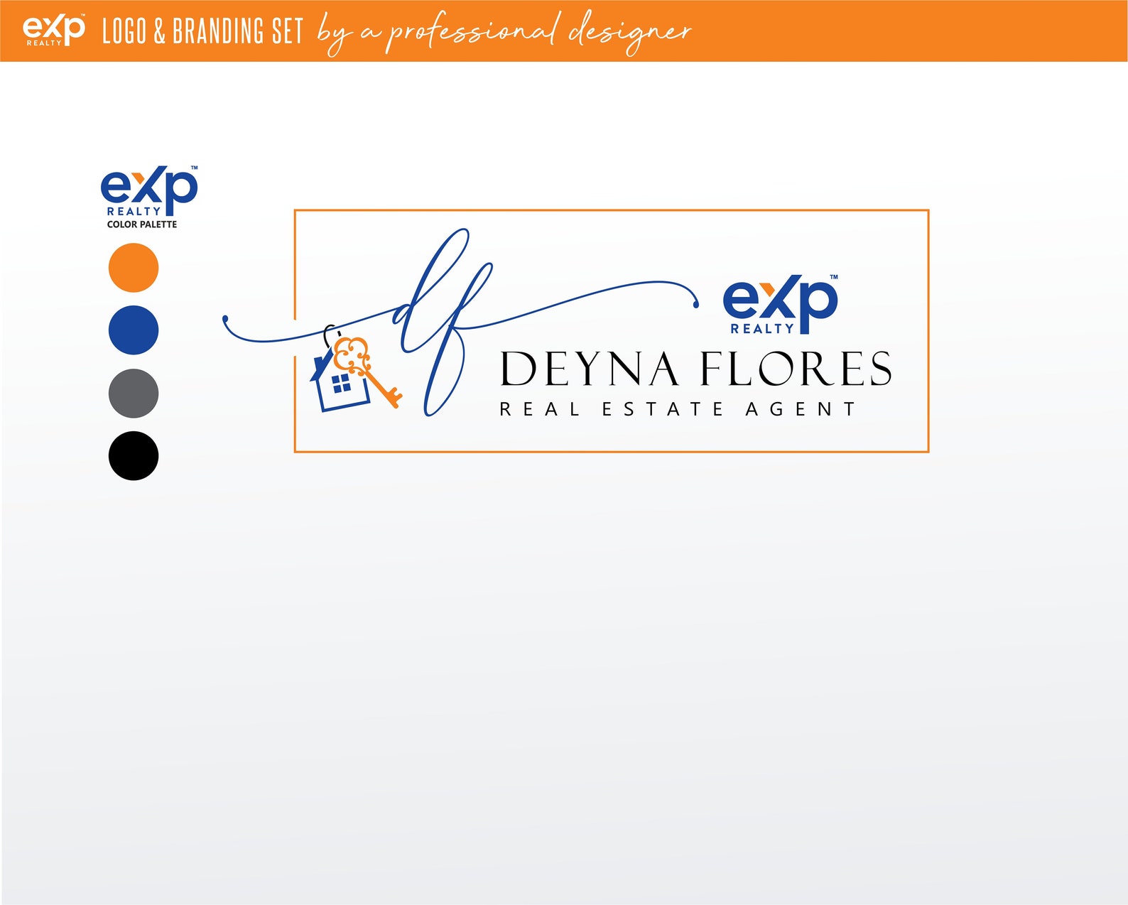 EXP Realtor Logo, Real Estate Logo Design, Real Estate Logo Modern ...