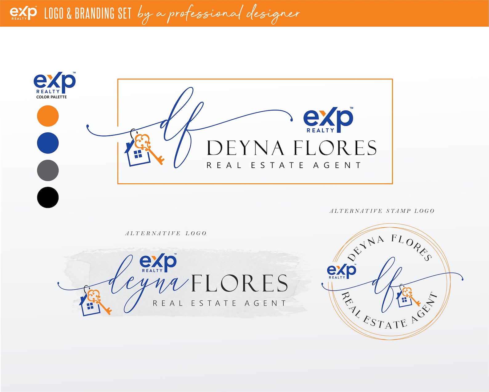 EXP Realtor Logo, Real Estate Logo Design, Real Estate Logo Modern ...