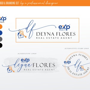 EXP Realtor Logo, Real Estate Logo Design, Real Estate Logo Modern ...