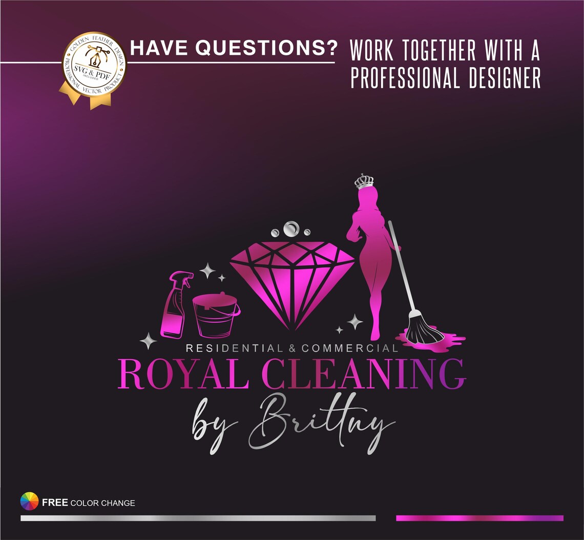 Cleaning Business Logo and Branding for Home & Residential Cleaning ...