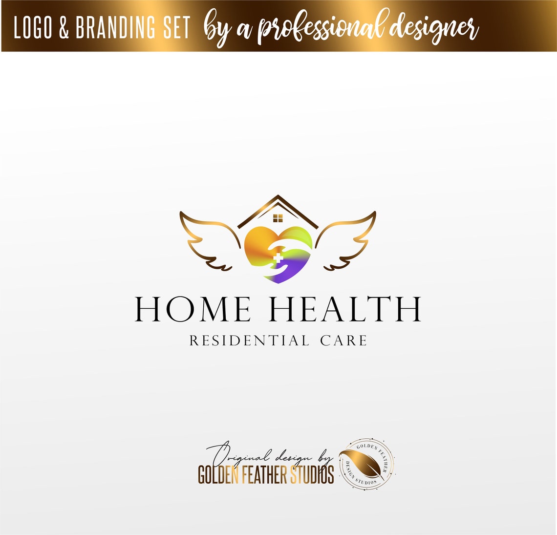 Home Healthcare Logo Home Care Logo Nurse Home Care Logo - Etsy