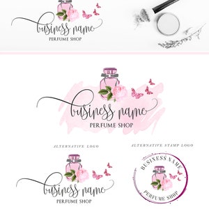 Perfume Logo, Bottle Logo, Floral Perfume, Rose Flowers, Perfume ...