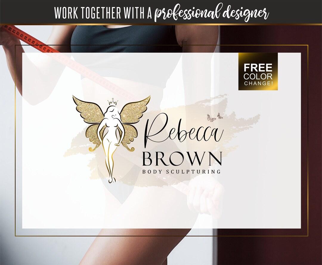 Butterfly Body Contouring Logo, Nutritionist Logo, Dietitian Logo, Body ...