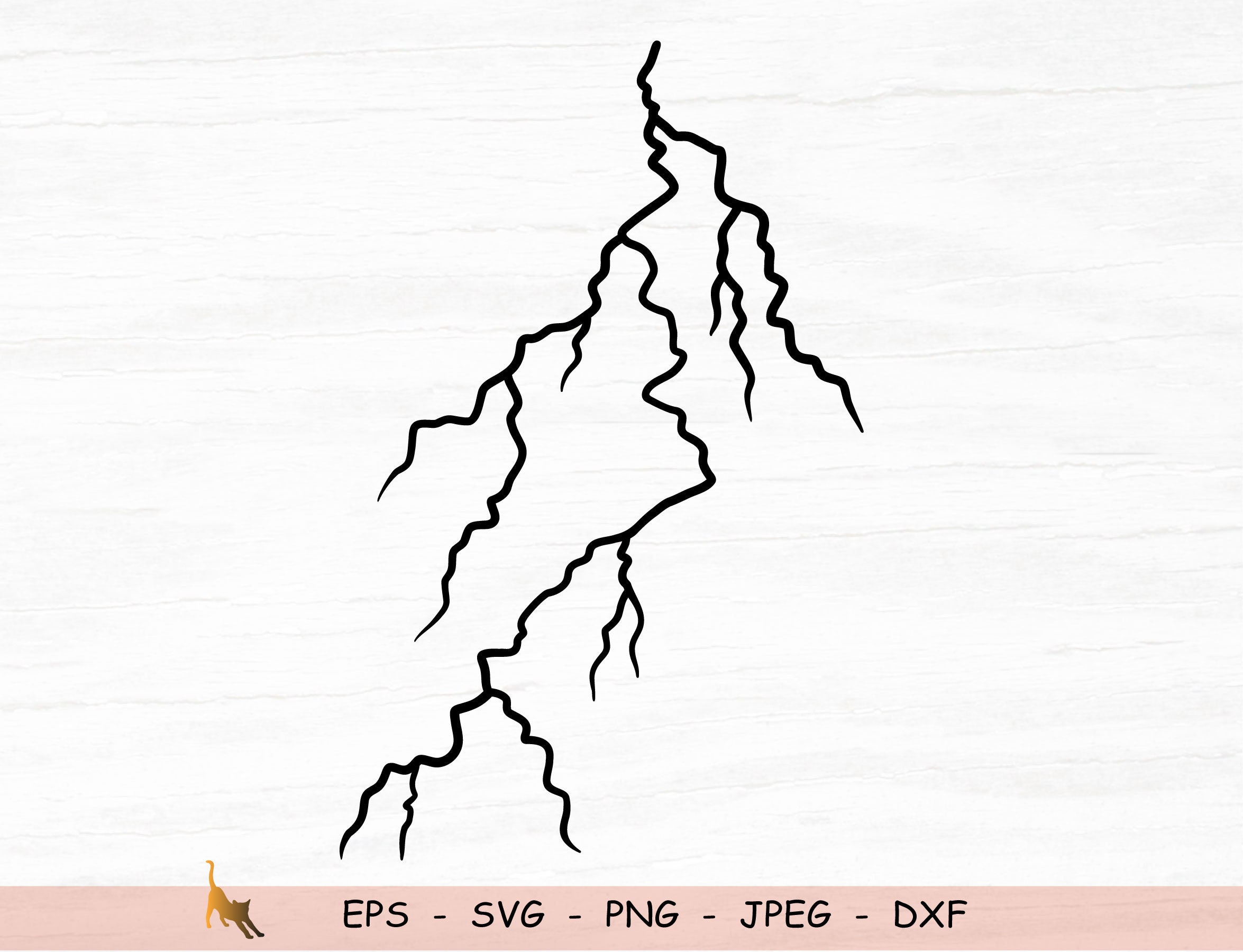Lightning Svg Thunderstorm Svg Lightning Strikes Svg Files | Etsy