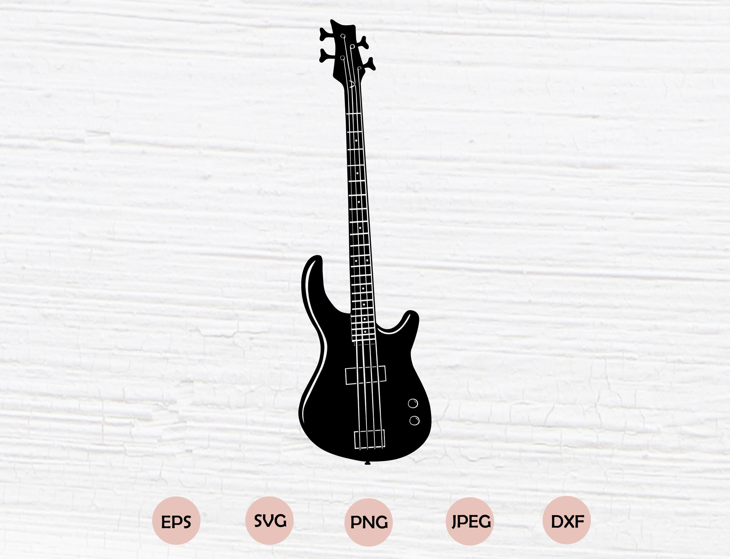 Guitar Svg Bass Guitar Svg Electric Guitar Svg Files For Etsy