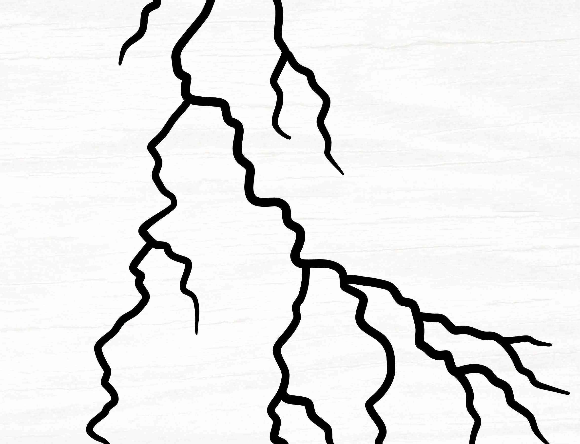 Lightning Svg Thunderstorm Svg Lightning Strikes Svg Files | Etsy
