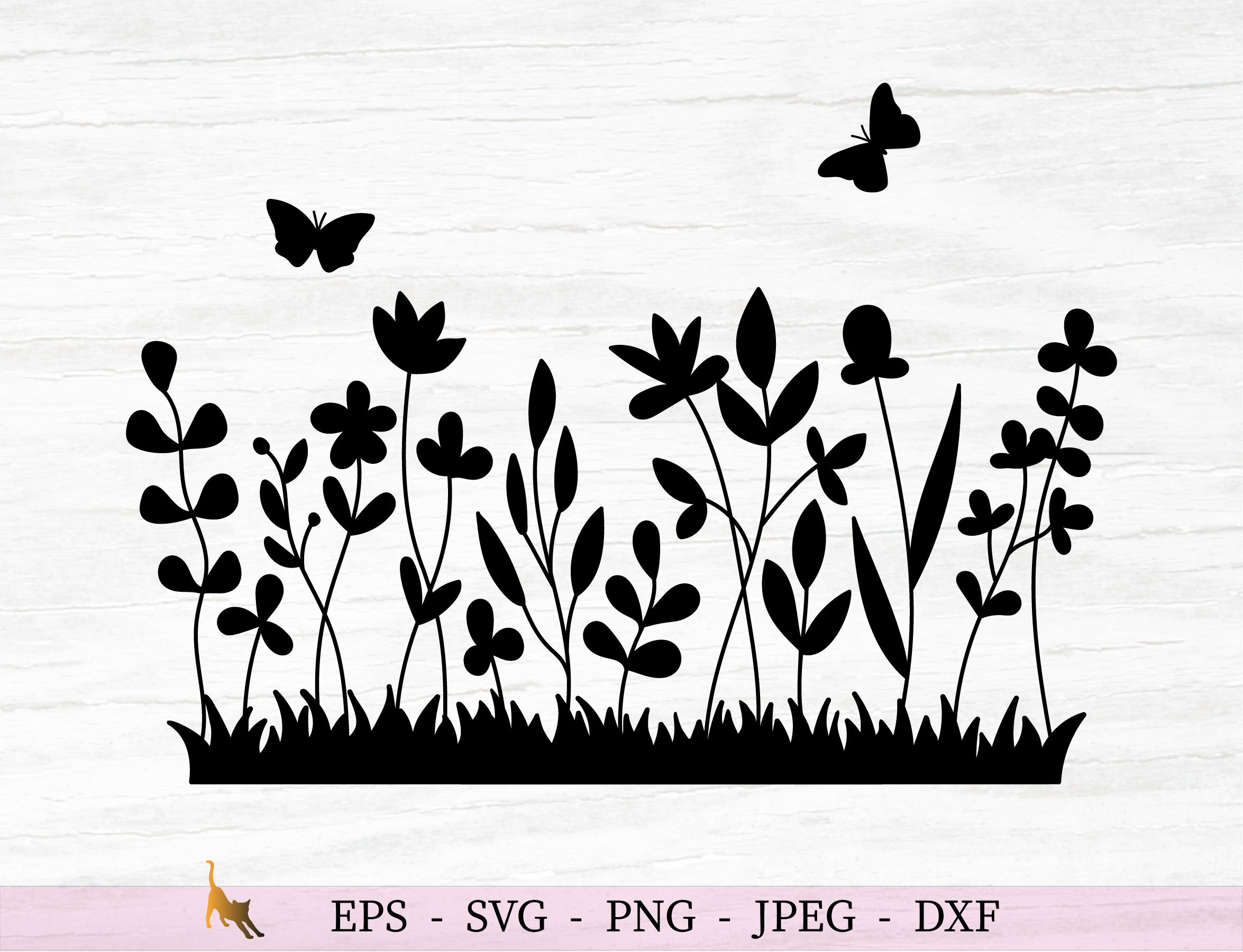 Wildflower Svg Summer Field Svg Flowers Svg Files For Cricut Etsy