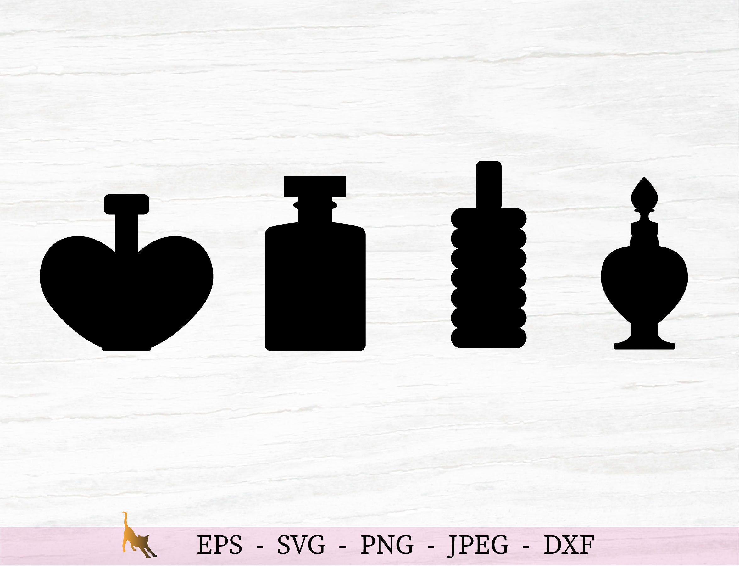 Perfume Bottle Svg Perfume Svg Silhouette Svg Files for Cricut | Etsy