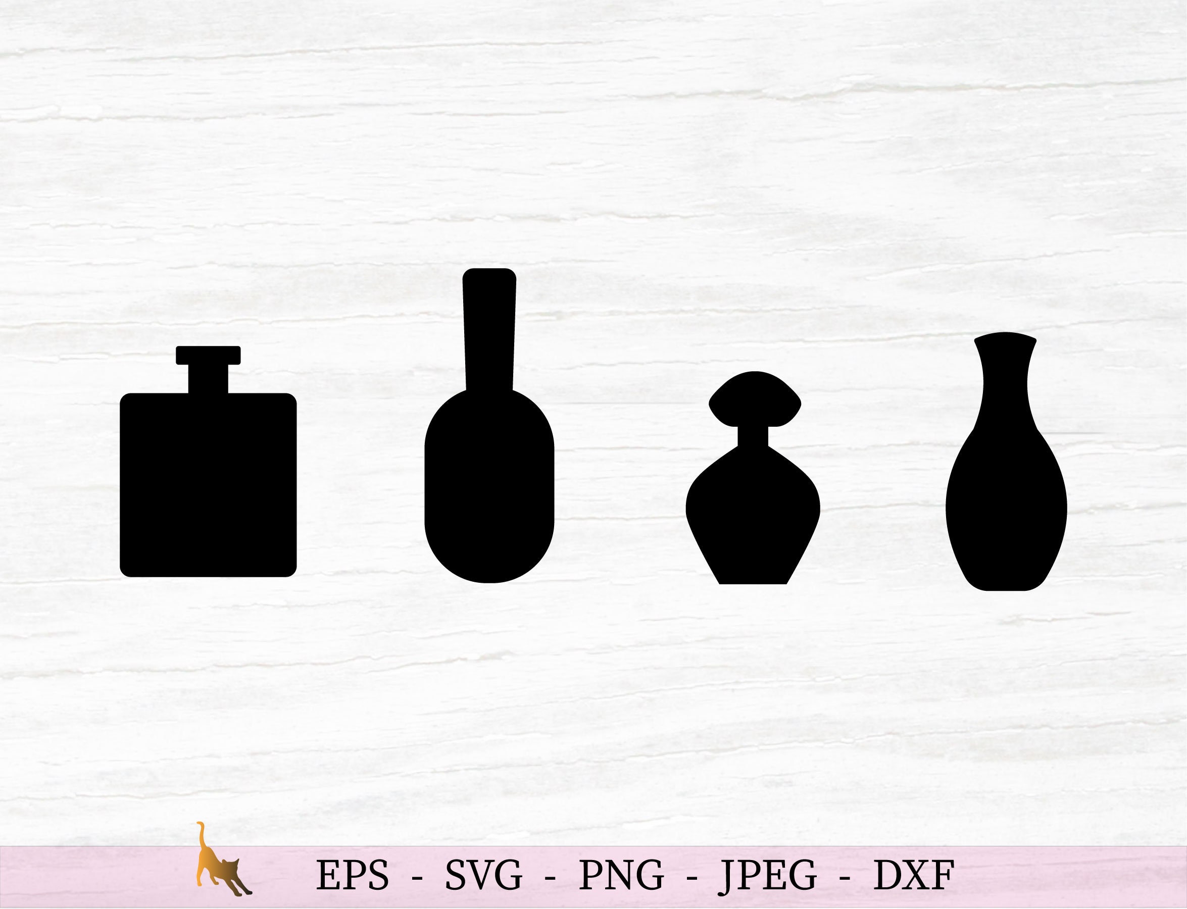 Perfume Bottle Svg Perfume Svg Silhouette Svg Files for Cricut | Etsy