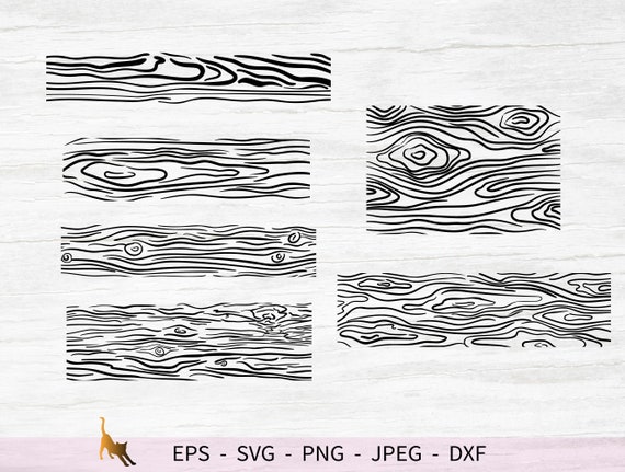 Wood Grain Svg Wood Svg Wood Pieces Svg Files For Cricut | Etsy